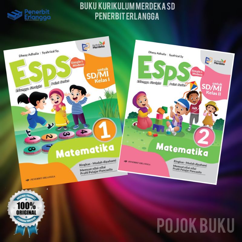 Jual [Kurikulum Merdeka] Buku ESPS MATEMATIKA SD/MI Kelas 1 2 4 5 /KM Kurikulum Merdeka Erlangga ...