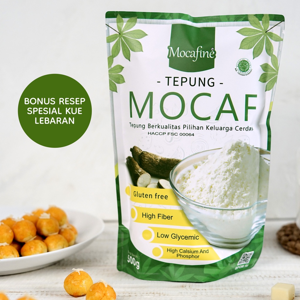 Jual Mocafine Tepung Mocaf - Tepung Gluten Free - Organik - 500 gr ...