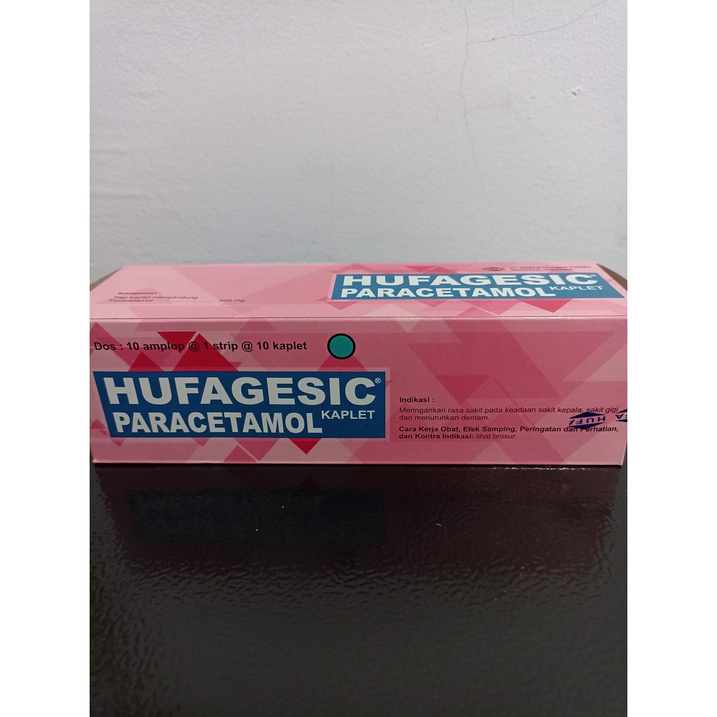 Jual Hufagesic Paracetamol Kaplet (1 Strip isi 10 kaplet) | Shopee ...