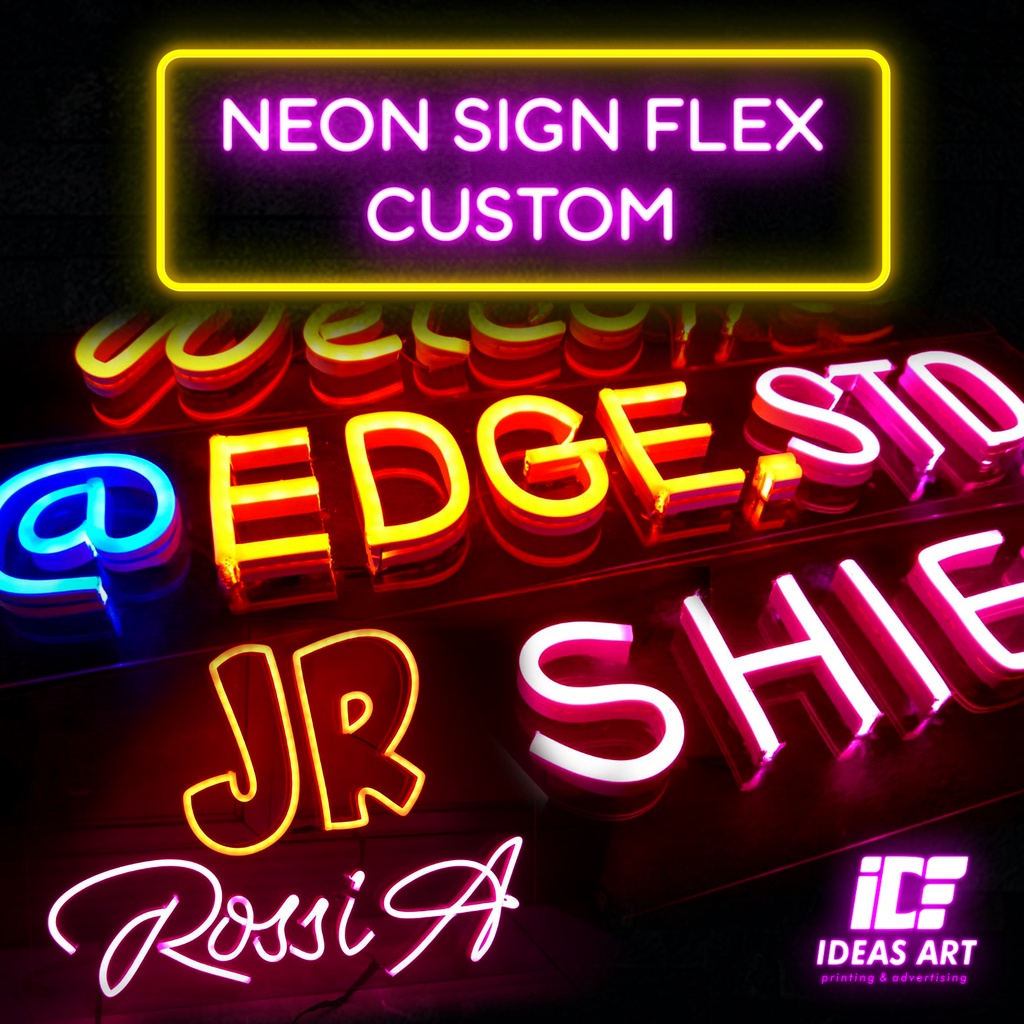 Jual Lampu Neon Flex Custom Tulisan/Nama/Logo/Gambar | Neon Sign Custom ...