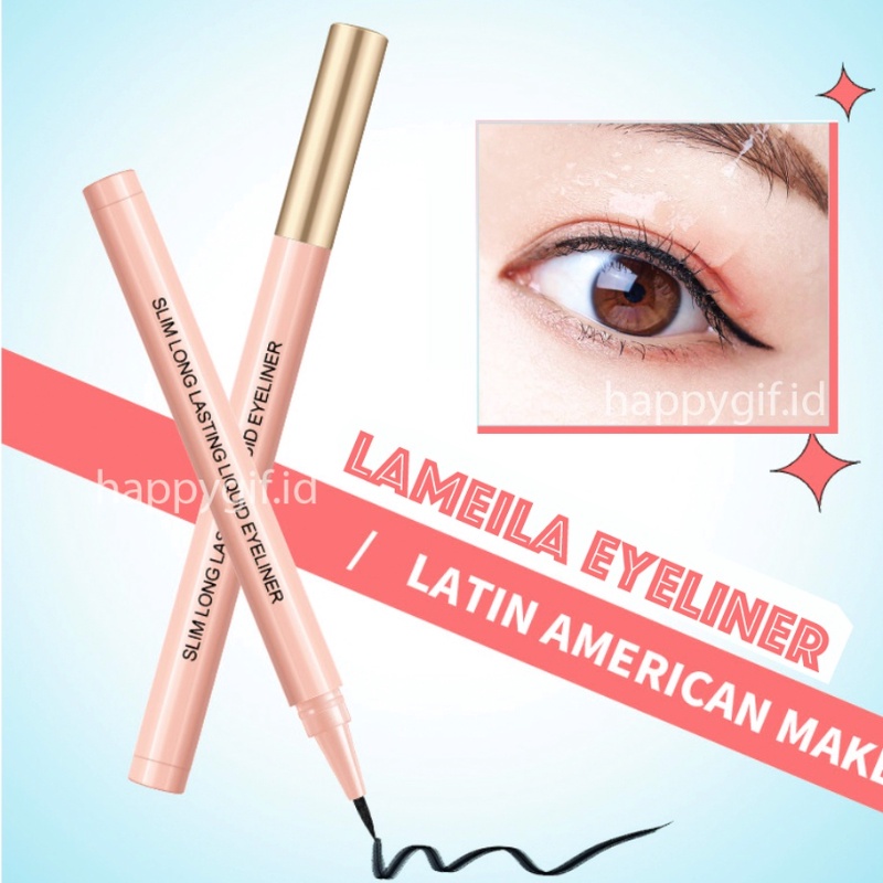 Jual Ultra Thin Precision Firming Knife Edge Fine Eyeliner Kuas Eyebrow ...