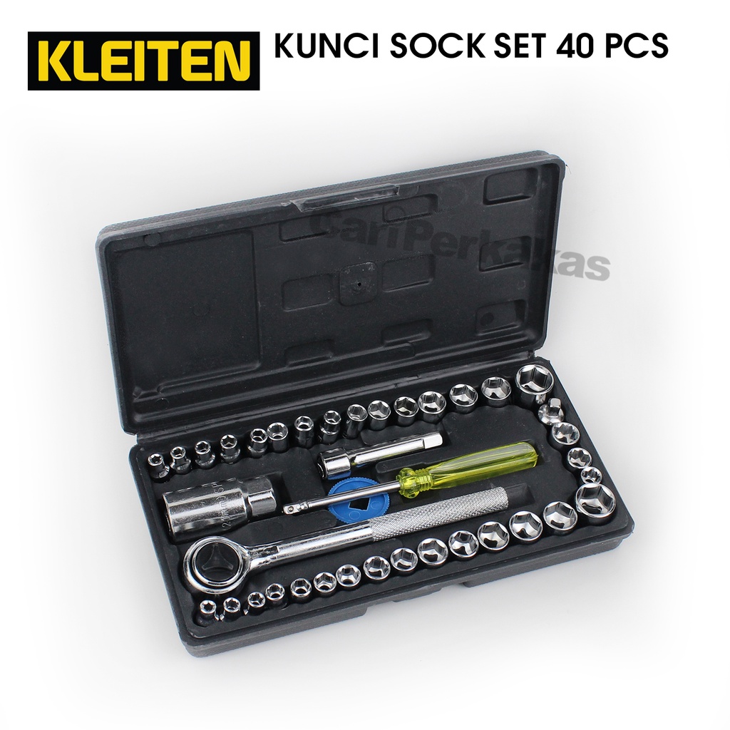 Jual Kunci Sok 40 Pcs / Kunci Sock / Kunci Sok Set / Kunci Sock Set / Socket Wrench Set / Kunci ...
