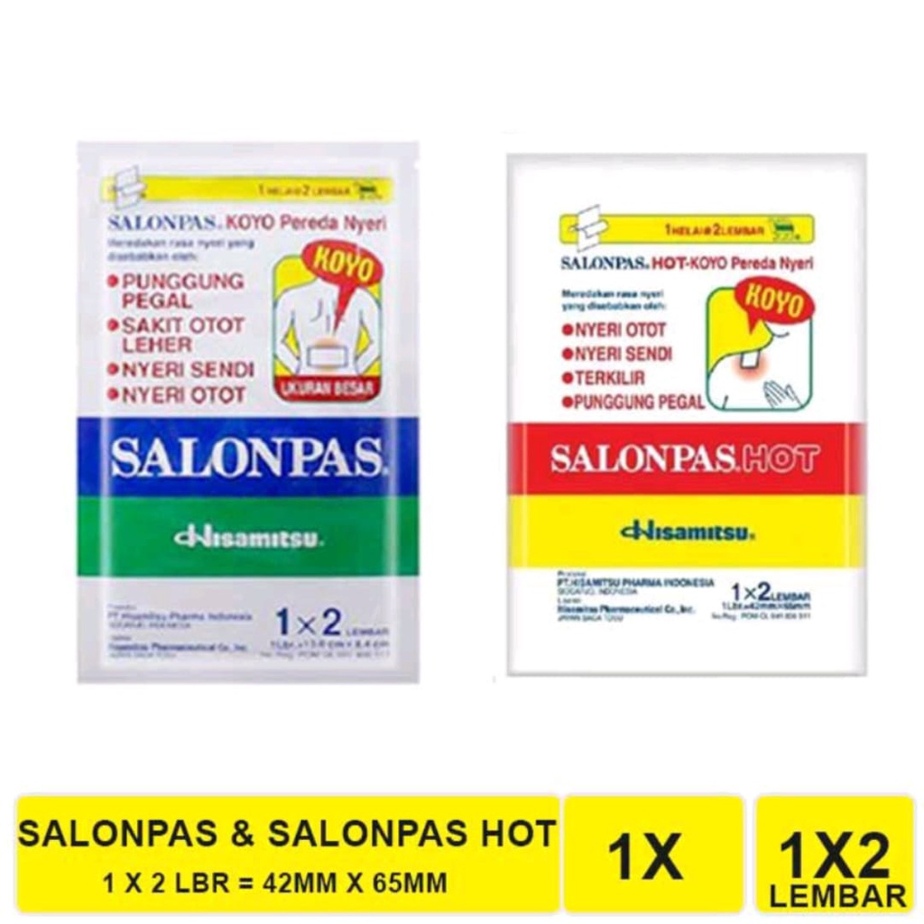 Jual KOYO SALONPAS ISI 2 LEMBAR [PUTIH/HITAM/MERAH] | Shopee Indonesia