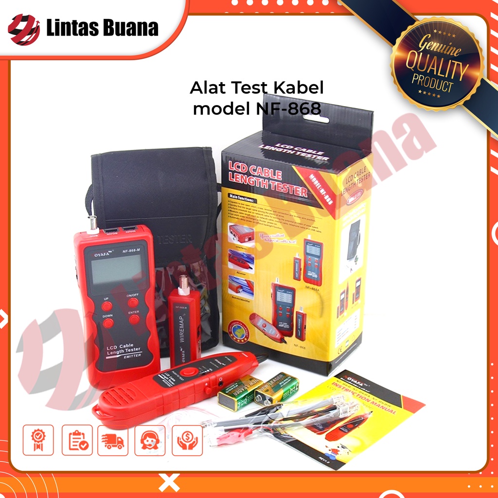Jual Lan Tester Wire Tracker Kabel Jaringan Network Finder /Alat Test ...