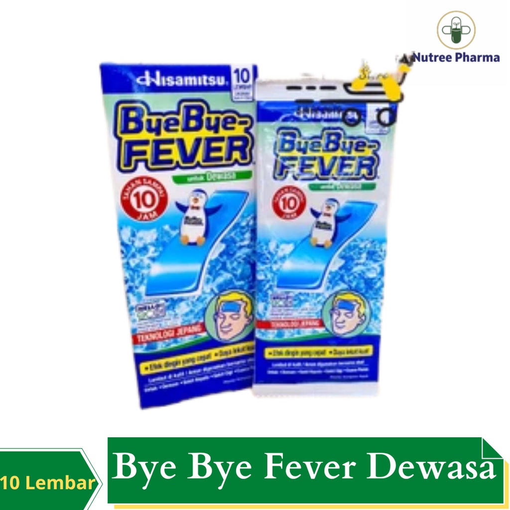 Jual BYE BYE FEVER DEWASA ISI 10 LEMBAR | Shopee Indonesia