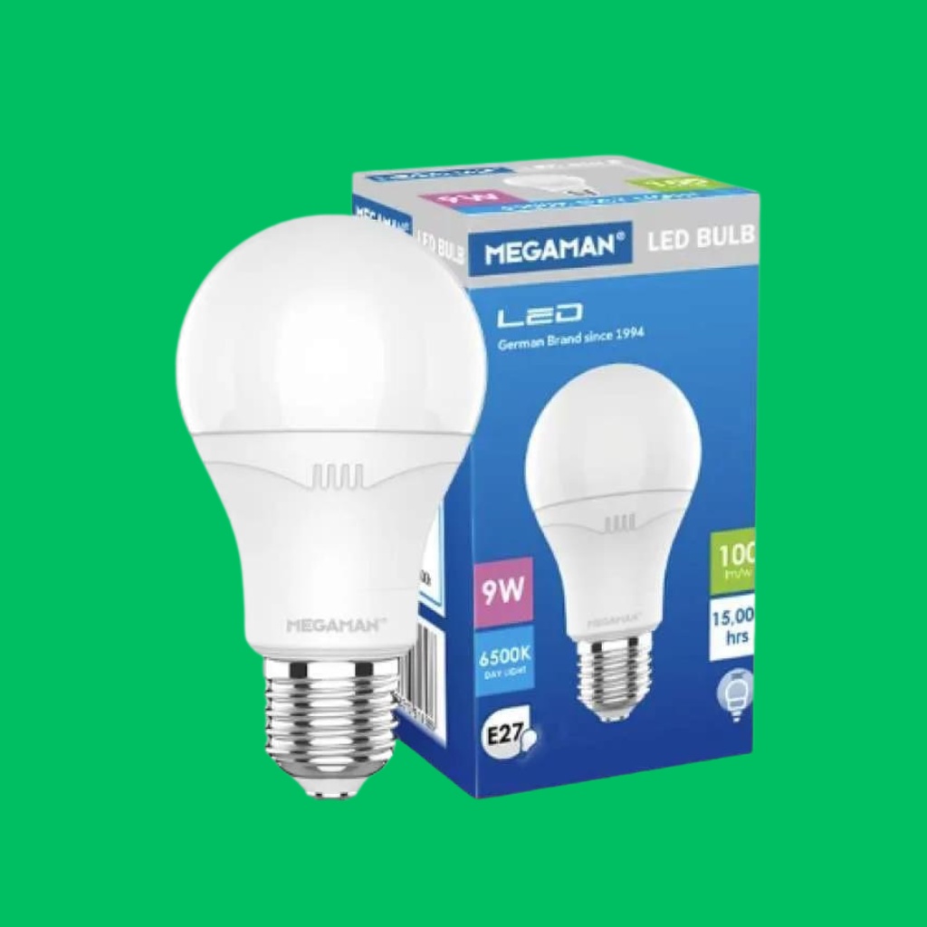 Jual Bohlam Megaman 9 Wat Bola Lampu Led Bulb Megaman 9 Watt | Shopee Indonesia