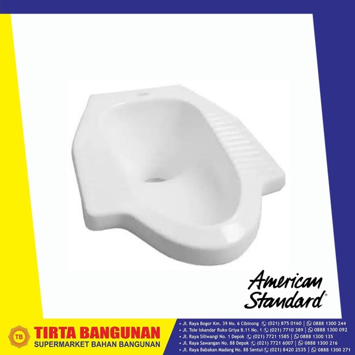 Jual AMERICAN STANDARD RAPI EX CLOSET JONGKOK WHITE (GOSEND) | Shopee ...