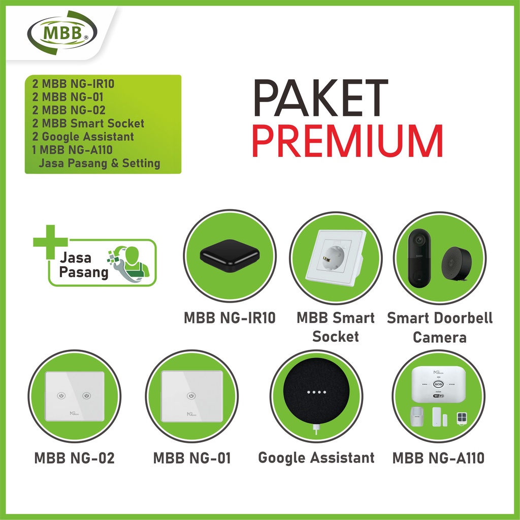 Jual Paket Smart Home IoT Premium Termurah MBB | Alat Kontrol Rumah ...