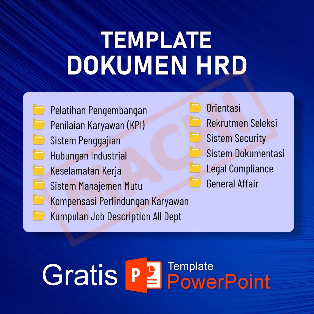 Jual Template Dokumen HRD untuk Bisnis atau Perusahaan (Bonus PPT) | Shopee Indonesia