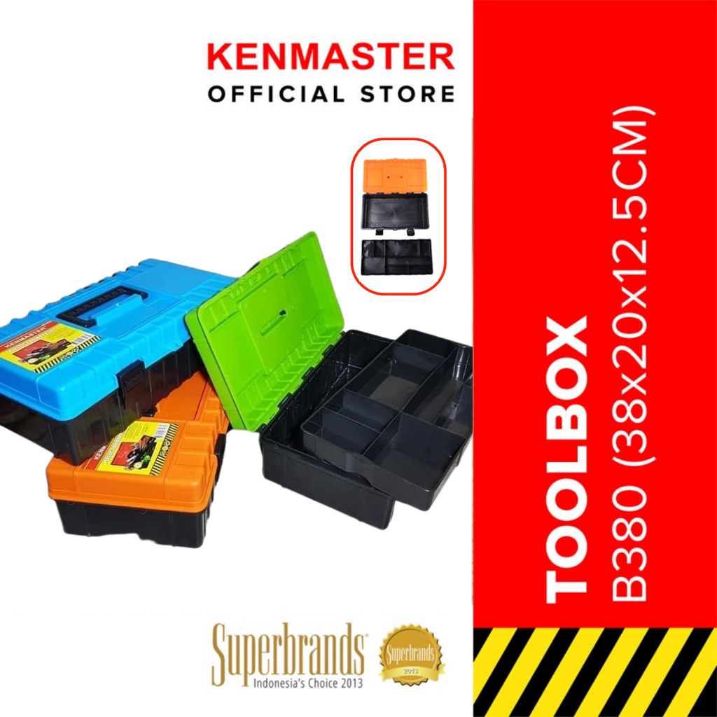 Jual Kenmaster Tool Box Ukuran Sedang K380 3 Warna / Tool Kit Set ...