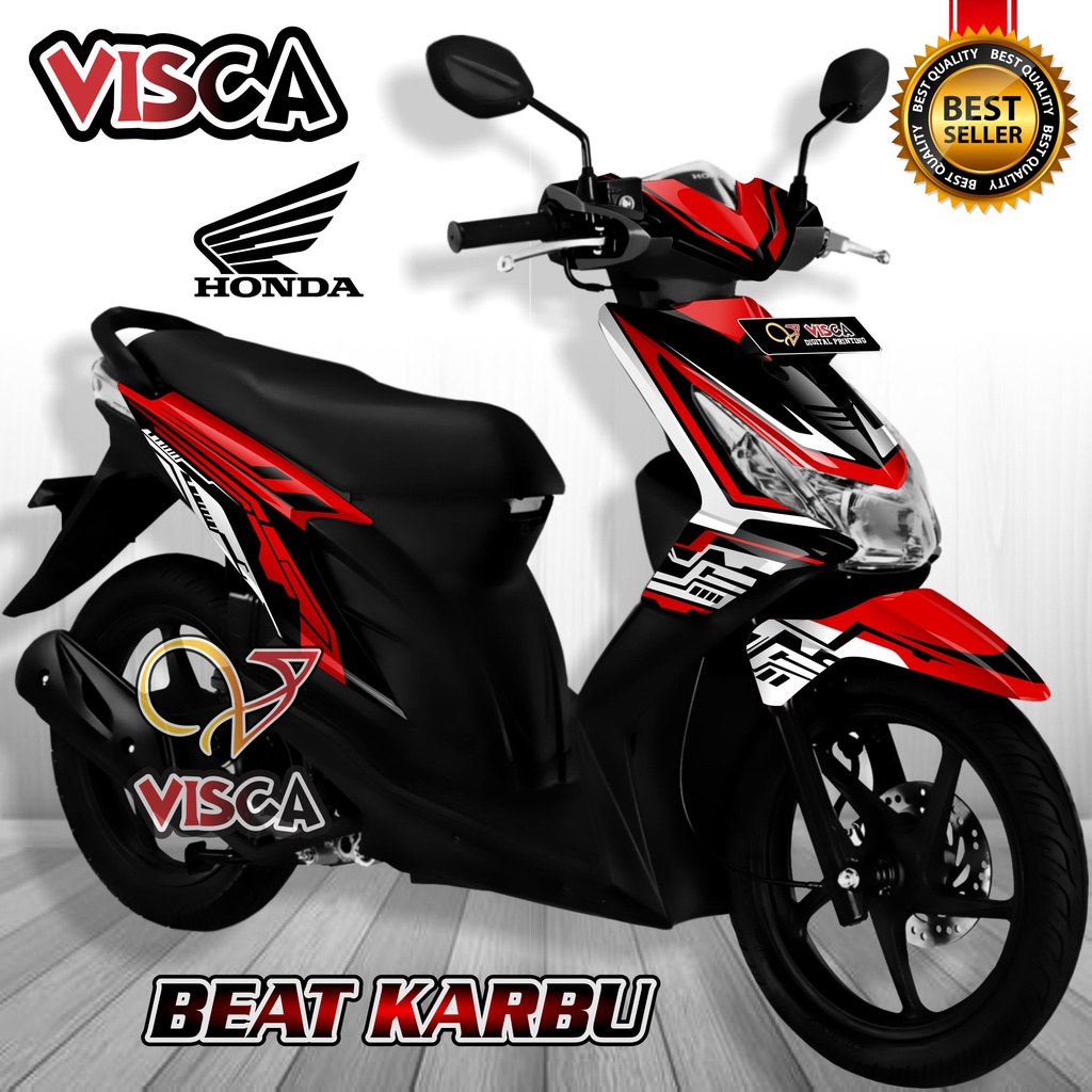 Jual (COD) Decal Beat Karbu Full Body Stiker Beat Karbu Full Body ...