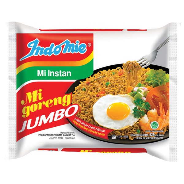 Jual INDOMIE MIE JUMBO GORENG SPECIAL 126 GR | Shopee Indonesia