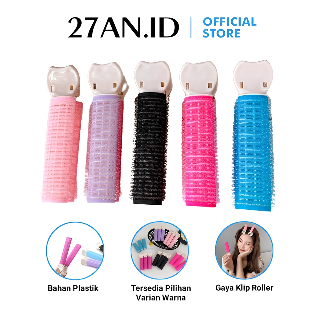 Jual ( 27AN.ID ) Roll Rambut Jepit Korea Roll Poni H446 Jepit Penambah ...