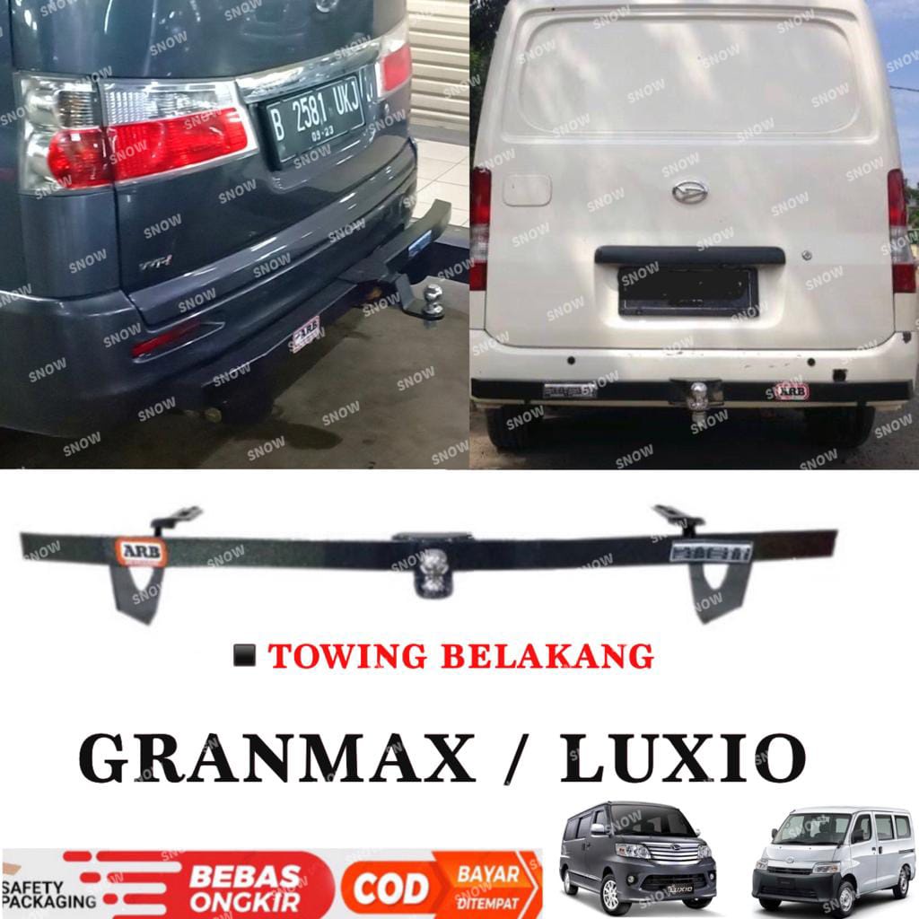 Jual Towing Belakang Bumper Granmax Gran Max Luxio ARB Full Besi ...