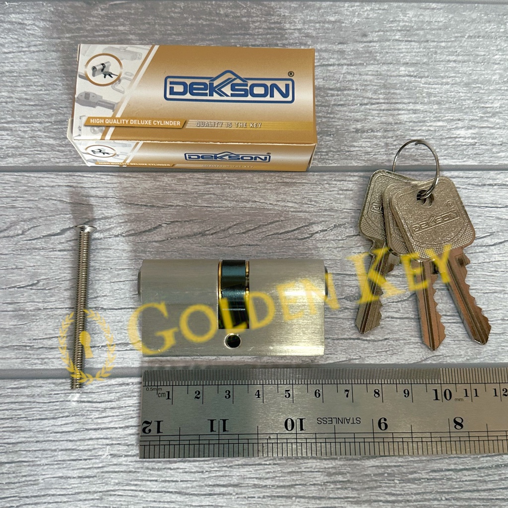 Jual Kunci Pintu Rumah Cylinder Silinder Dekkson Dekson CYL DC DL 60 MM 60MM SN Kayu 6 cm 6cm ...