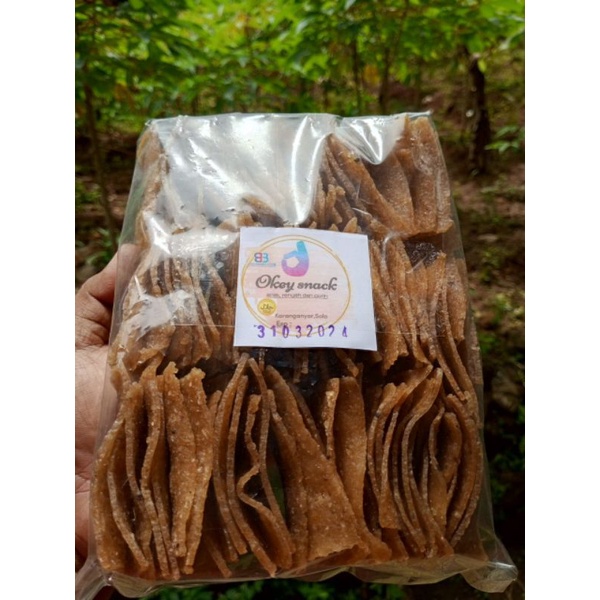 Jual Karak beras mentah/ Karak pungli kerupuk nasi asli 1 kg khas solo ...