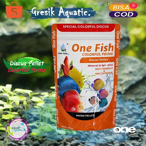 Jual One Fish Food Spesial Colorful Discus - Makanan / Pakan / Pelet ...