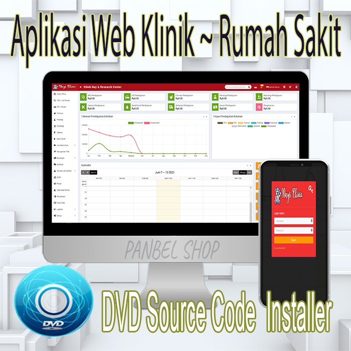 Jual Aplikasi Web Manajemen Klinik Rumah Sakit (Source Code) | Shopee Indonesia