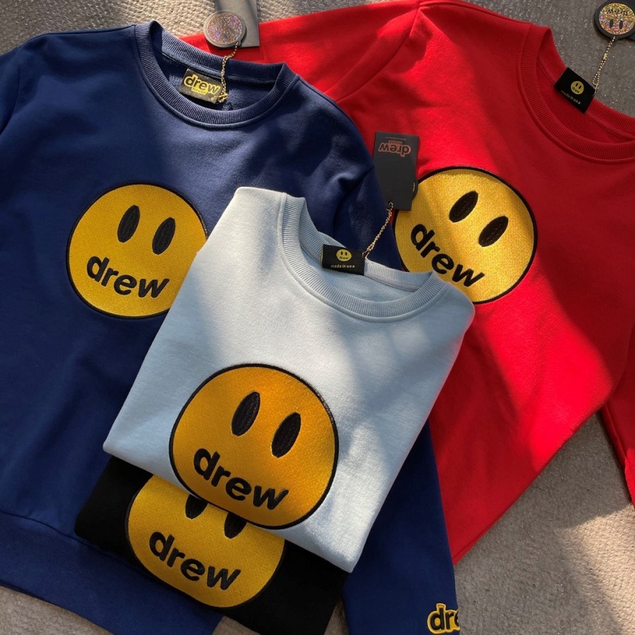 Jual Drew House Mascot Big Smile Logo JB Justin Bieber Sweater ...