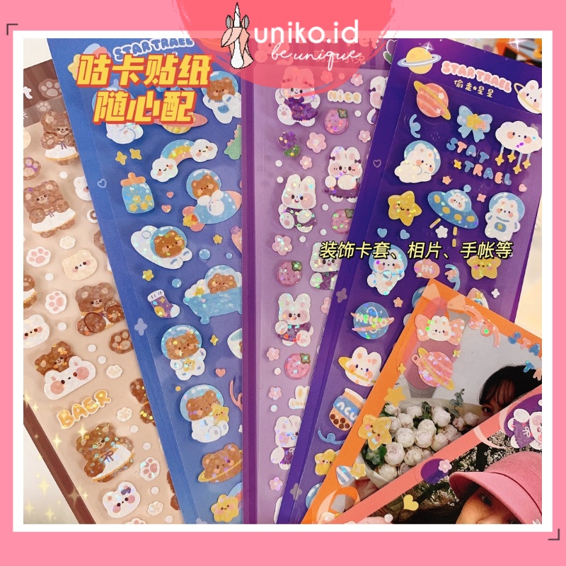 Jual UNIKO.ID STIKER LUCU ALA KOREA KOREAN STICKER PACK DEKOR PHOTOCARD ...