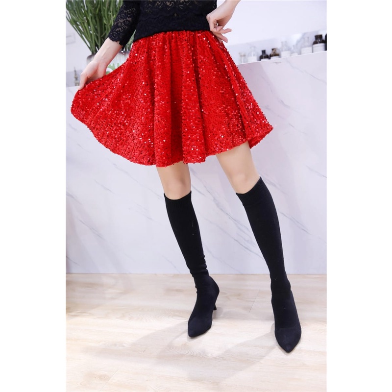 Jual B3 DS-030 ~ Rok Full Glitter Sequin Marigold | Shopee Indonesia