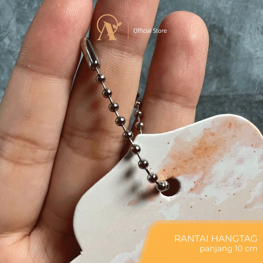 Jual Ashadewi Gayatri – 10pcs Beaded Ball Chain/ rantai biji lada / ranta hangtag / hangtag ...