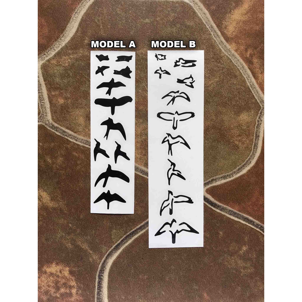 Jual Sticker Inlay Gitar Bird Prs Model Birds Fretboard Akustik ...