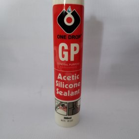 Jual LEM SILIKON GP ONE DROP/ Smart Choice BLACK,WHITE,CLEAR sealant ...