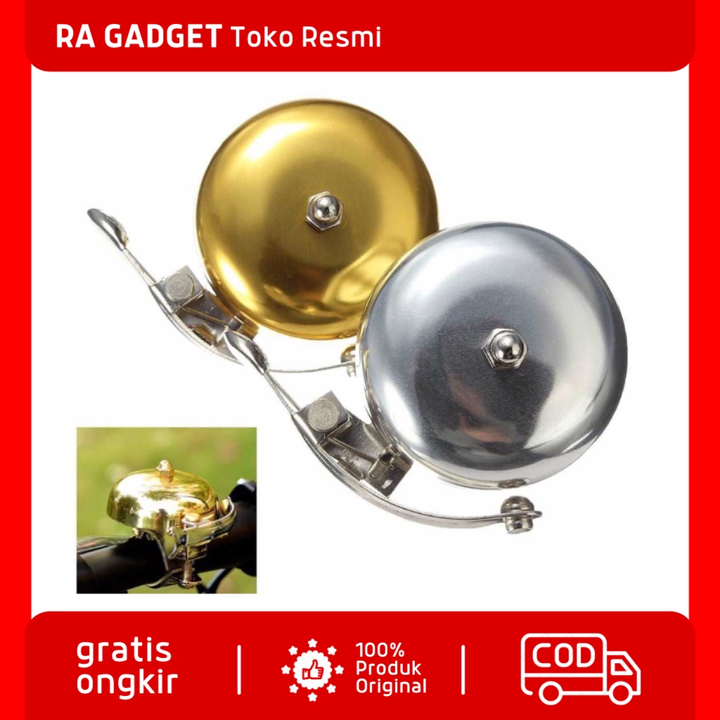 Jual Bell Sepeda Retro Mini Bicycle Cycling Horn Universal / Bell ...