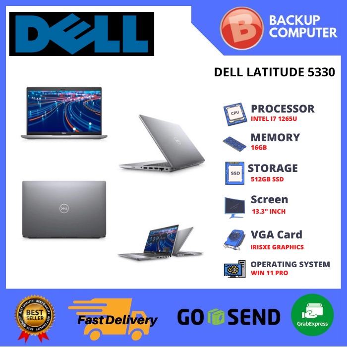 Jual LAPTOP DELL LATITUDE 5330 I7 1185G7 16GB 512GB SSD | Shopee Indonesia