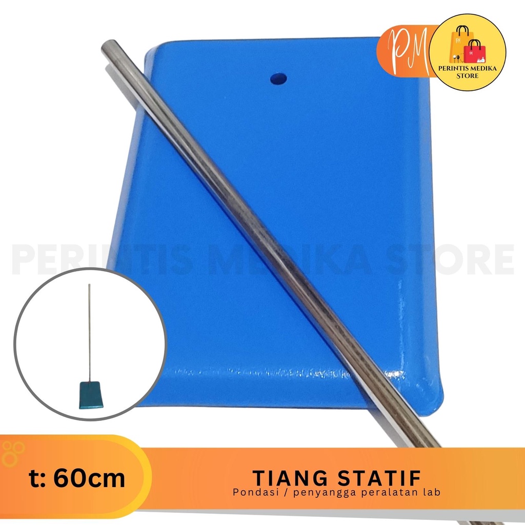 Jual Tiang Statif 60cm Untuk Klem Buret Klem Holder | Shopee Indonesia