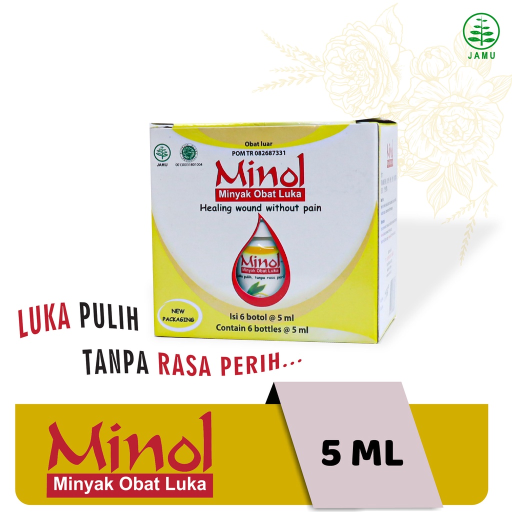Jual MINOL Obat Luka Minyak Infeksi 5 ml | Shopee Indonesia