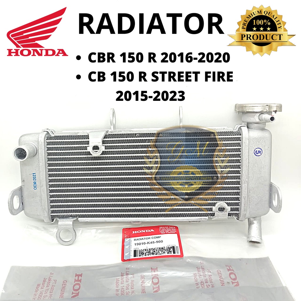 Jual ORIGINAL RADIATOR COMP ASSY HONDA K45 CBR150R NEW LED CB150R ...