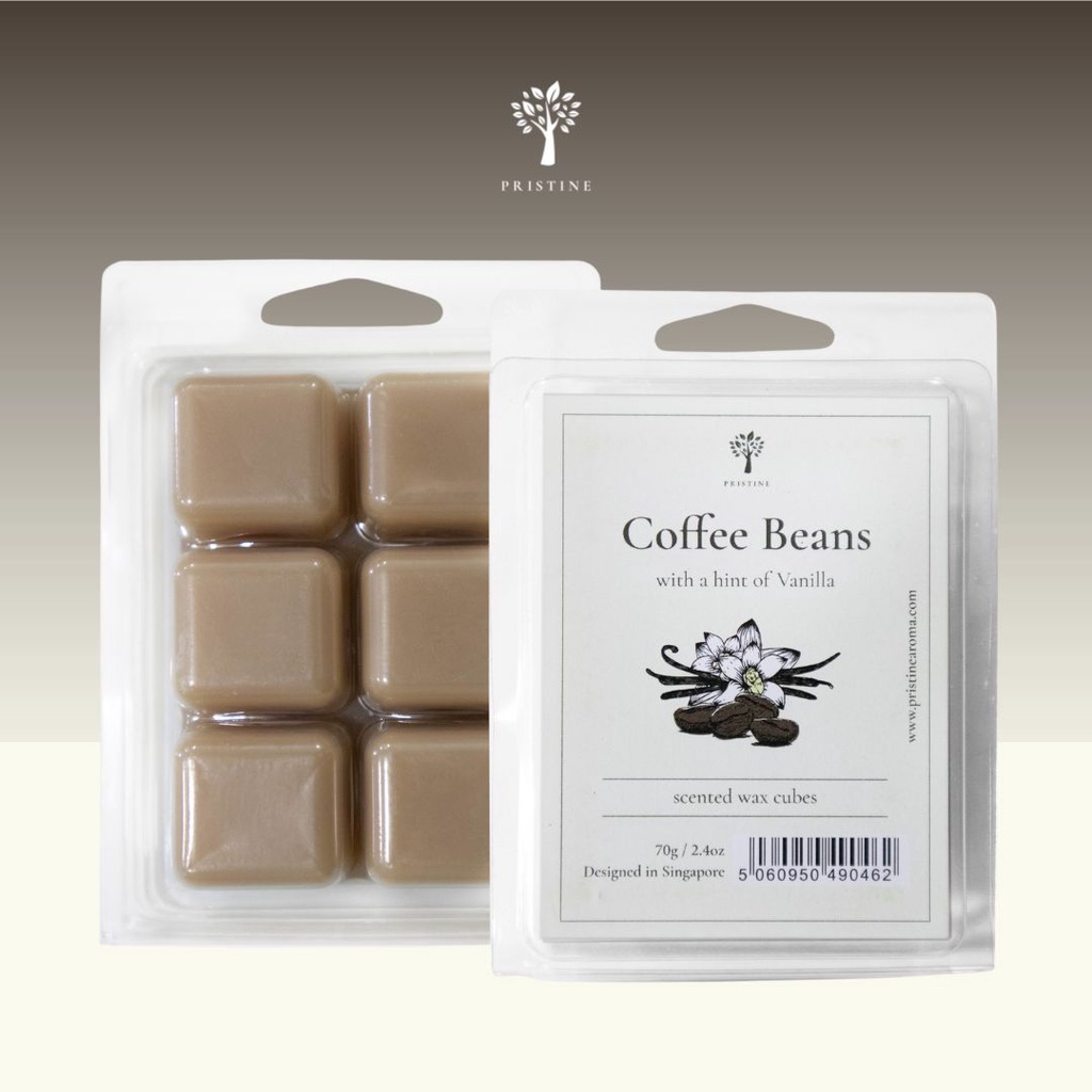 Jual Pristine Coffee Bean & Vanilla Wax Melt Cubes - 70g - Lilin Aromaterapi - Pengharum Ruangan ...