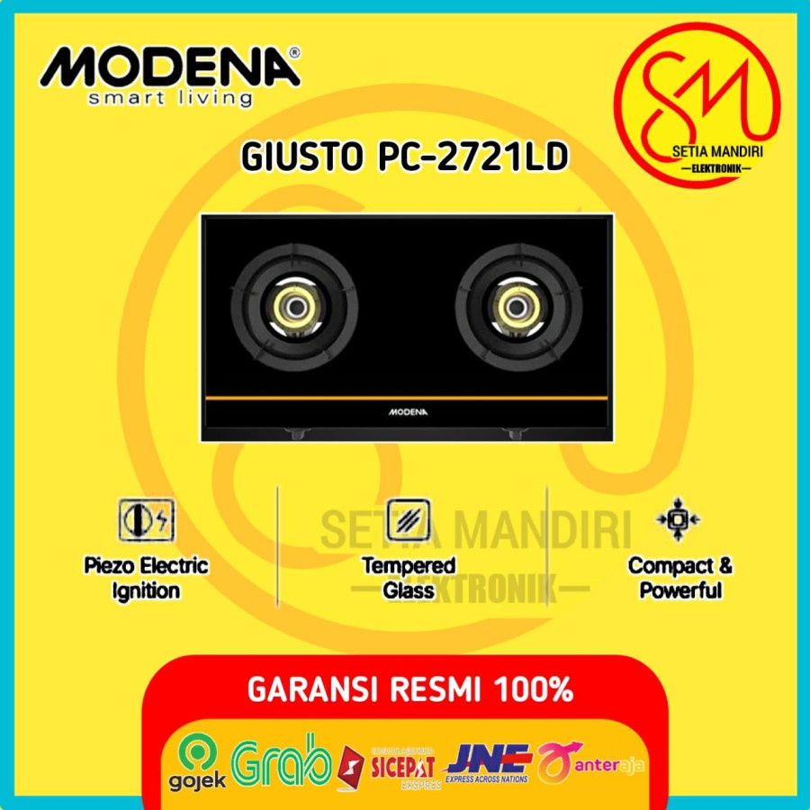 Jual MODENA PC2721L Kompor Gas Portable Cooker 2 Tungku GIUSTO PC 2721 ...