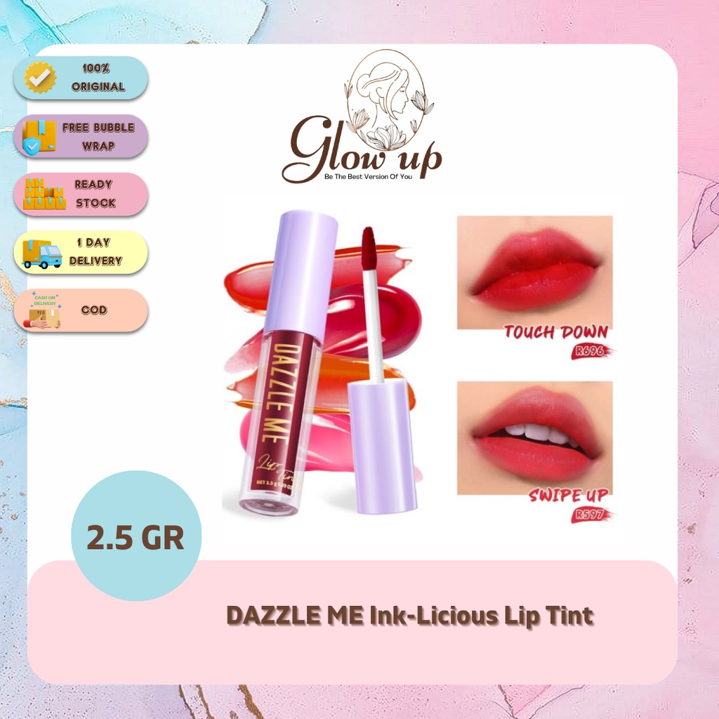 Jual Dazzle Me Ink-Licious Lip Tint | Mattedorable Long Lasting Hyper Moisturizing Lips Stain ...