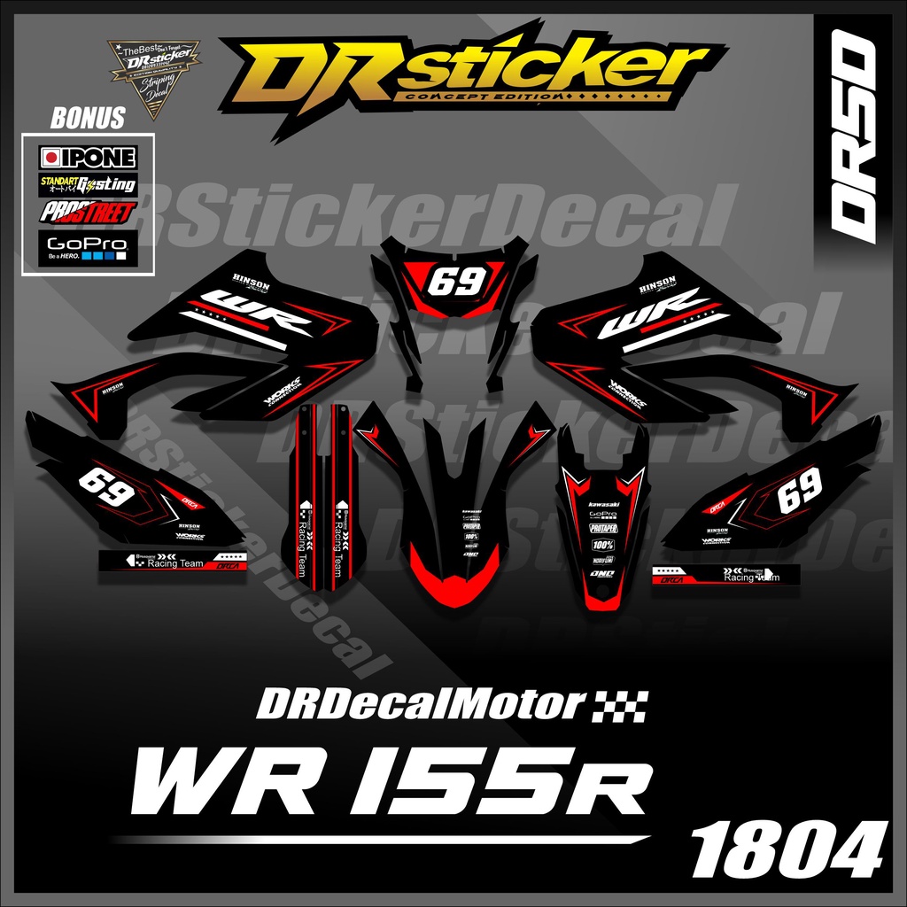 Jual Stiker Decal Full Body WR 155R Desain Custom Sticker Decal WR155R ...