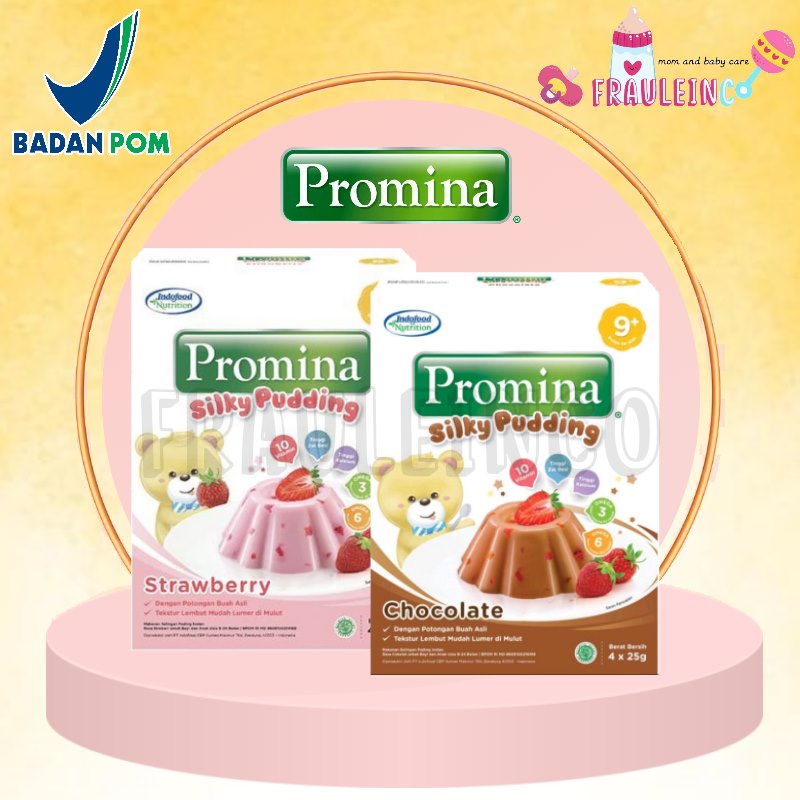 Jual Promina Silky Pudding Coklat Strawberry 100gr / makanan Mpasi bayi ...