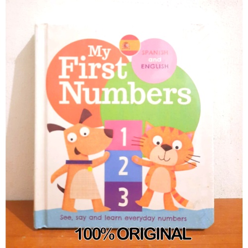 Jual Buku first words board book: my first number spanish and english ...