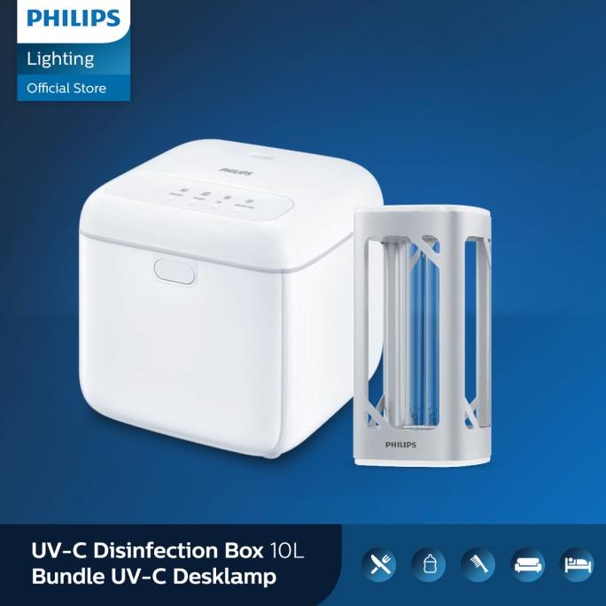 Jual Philips Bundling UVC Disinfection Box 10L + UVC Desk Lamp ---NEW--- | Shopee Indonesia