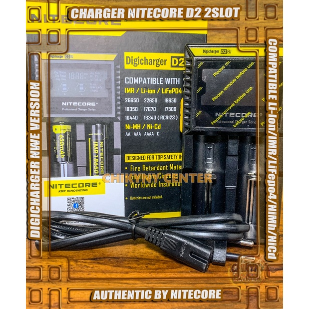 Jual NITECORE D2 DIGICHARGER BATTERY UNIVERSAL NEW VERSION 2SLOT ...