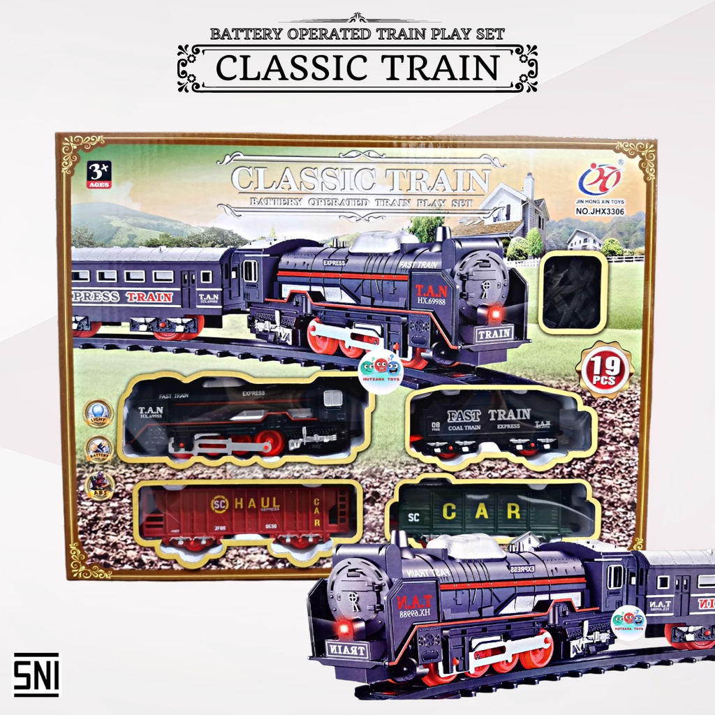 Jual MUTIARATOYS Mainan Kereta Api Classic Train JHX3306 | Shopee Indonesia
