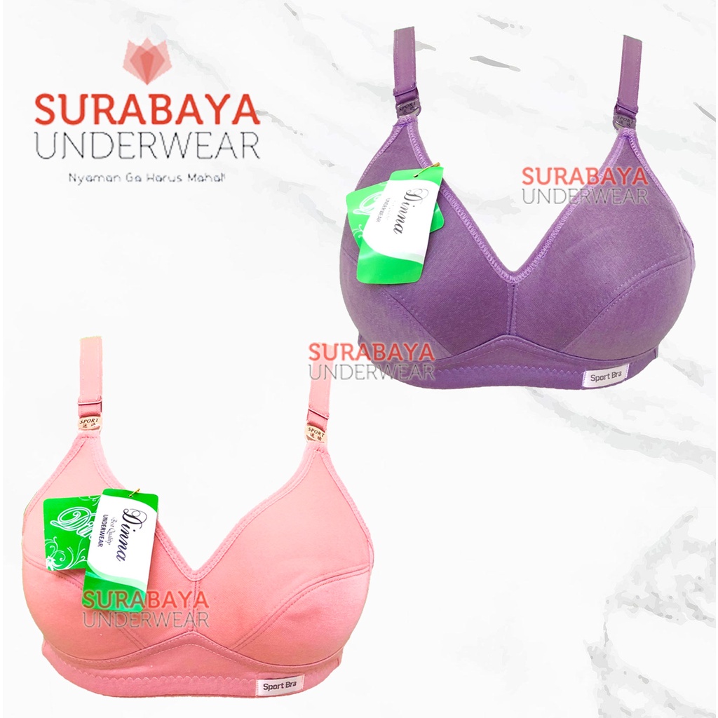 Jual SPORT BRA KATUN NYAMAN BUAT SEHARI HARI SIZE BESAR MERK DN (SIZE ...