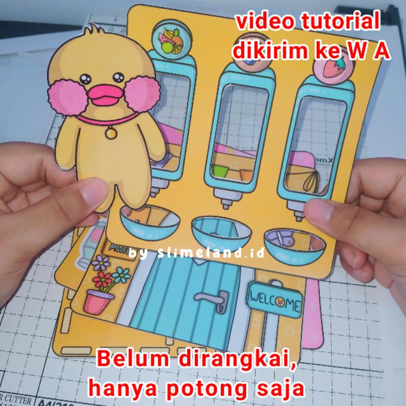 Jual PAPER DUCK VIRAL - BONEKA KERTAS BEBEK - MAINAN BP - Quite book ...