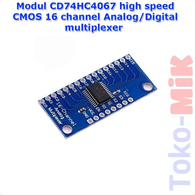 Jual CD74HC4067 high speed CMOS 16 channel Analog/Digital multiplexer tok-mi Segera Dapatkan ...