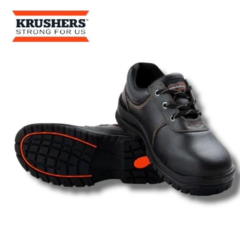 Jual Sepatu Safety Shoes Krushers Utah Black - Safety Shoes Krusher ...