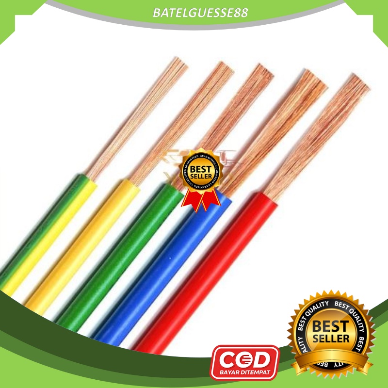 Jual (B88) Kabel Serabut NYAF 6mm Kabel NYAF 6mm Kabel Grounding Per Meter | Shopee Indonesia