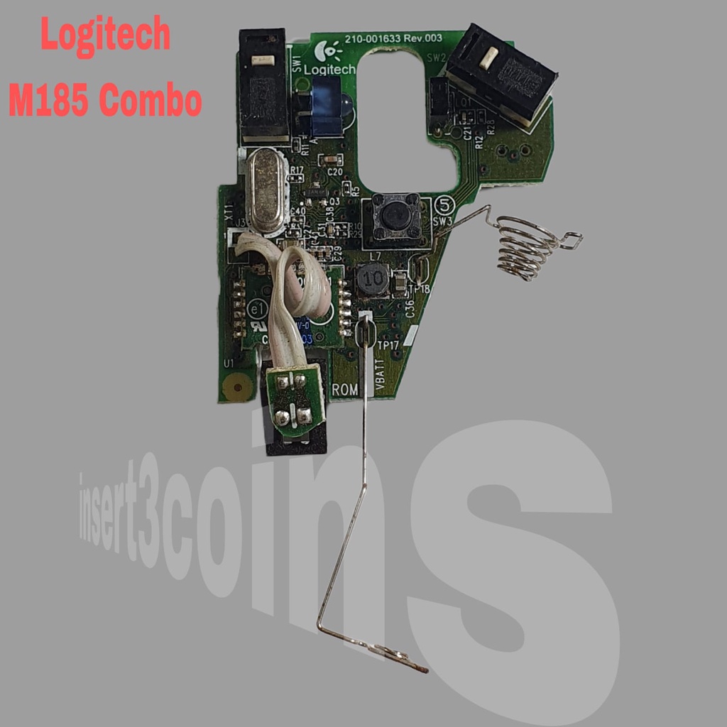 Jual PCB Board Mesin pengganti Mouse Logitech Original Copotan | Shopee ...