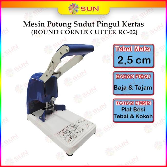 Jual Mesin Pingul 2 in 1 Alat Potong Sudut Siku Kertas & Pelubang Plong ...
