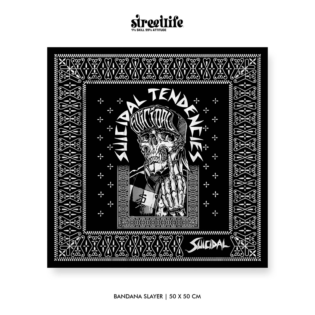 Jual Bandana slayer / Slayer bandana / scraft / slayer motif / bandana ...